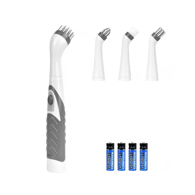 Buy Living Today Battery Operated Scrubber Brush with 4 Interchangeable ...