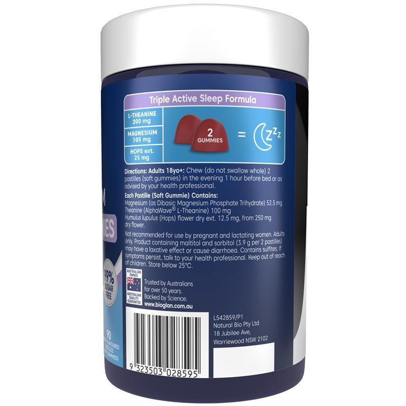 Buy Bioglan Active Magnesium PM Deep Sleep Gummies 90 Pack online at ...