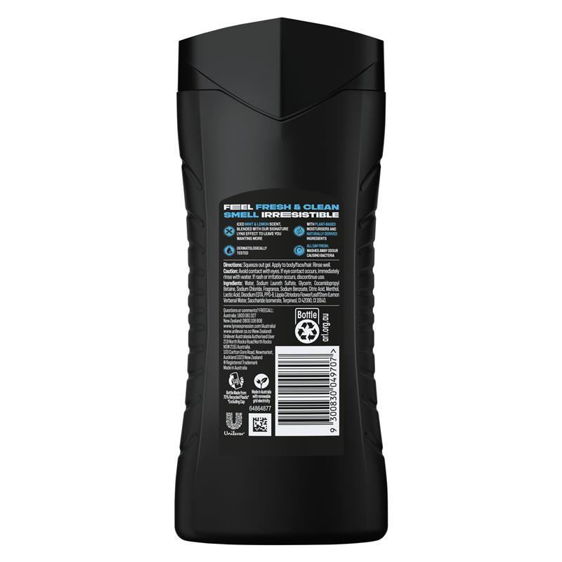 Buy Lynx Bodywash Ice Chill 400ml NEW online at Chemist Warehouse