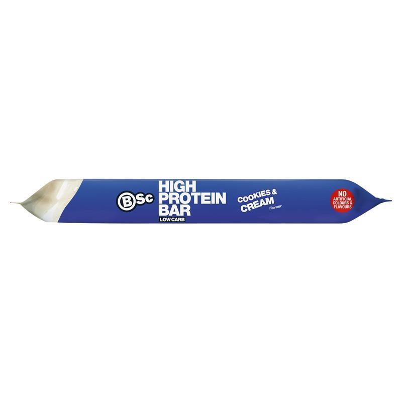 Buy BSc High Protein Bar Cookies & Cream 92g online at Chemist Warehouse
