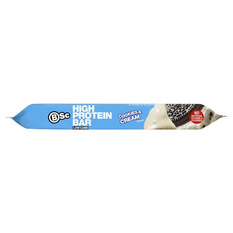 Buy BSc High Protein Bar Cookies & Cream 92g online at Chemist Warehouse