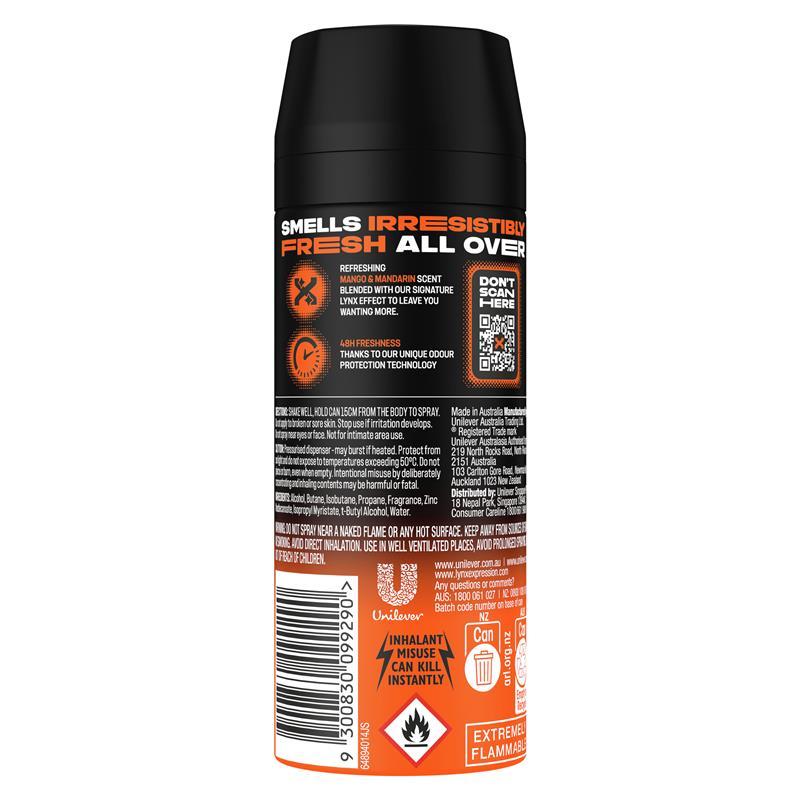 Buy Lynx Deodorant Sunset Fresh 165ml online at Chemist Warehouse
