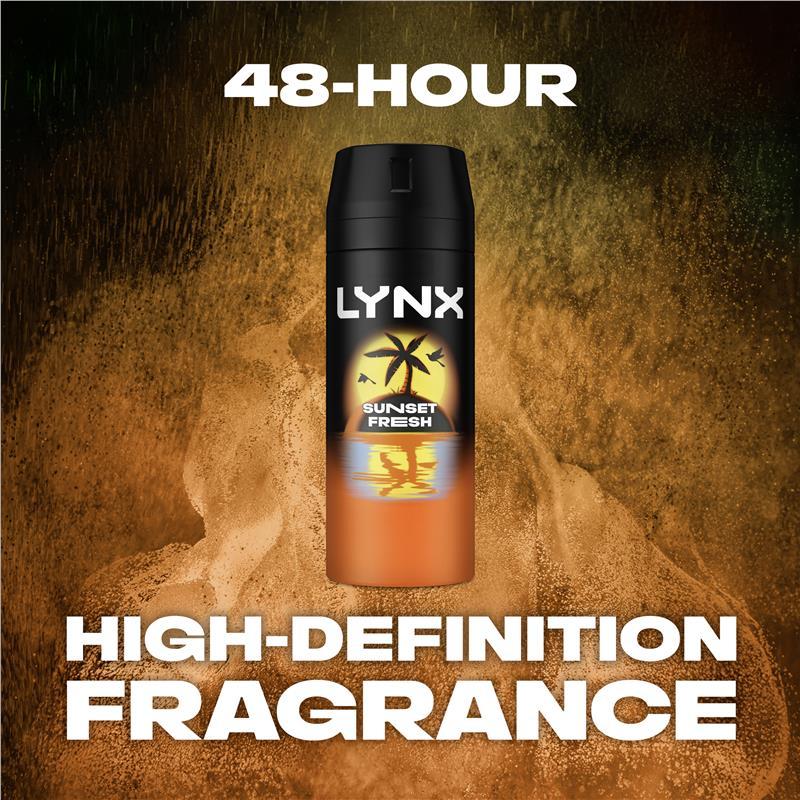 Buy Lynx Deodorant Sunset Fresh 165ml online at Chemist Warehouse