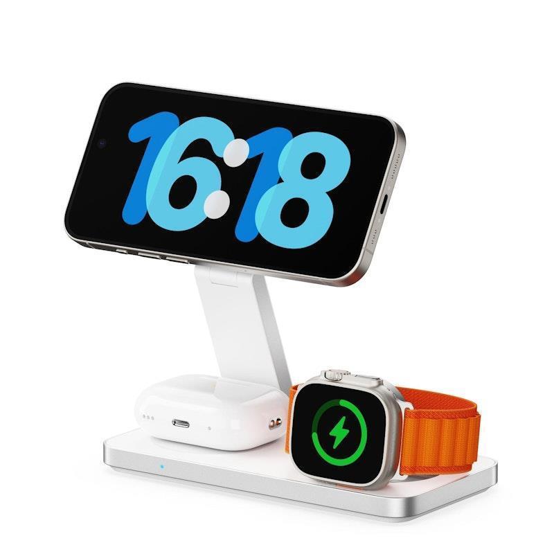 Buy Laser ChargeCore 3-in-1 Wireless Charging Stand White online at ...
