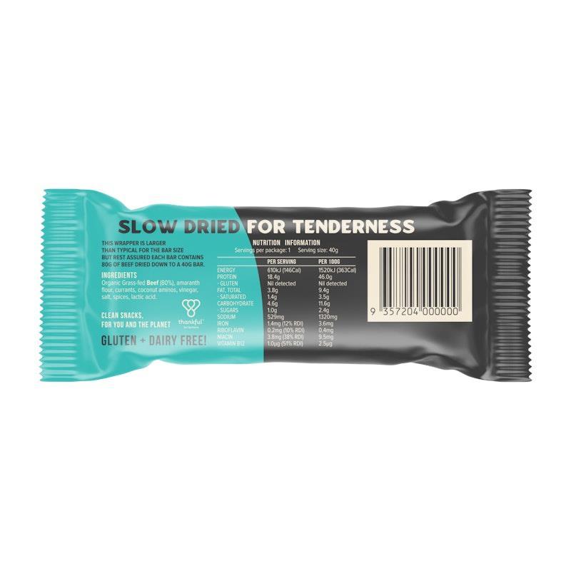 Buy Chief Organic Beef Bars - Traditional 12 Pack online at Chemist ...