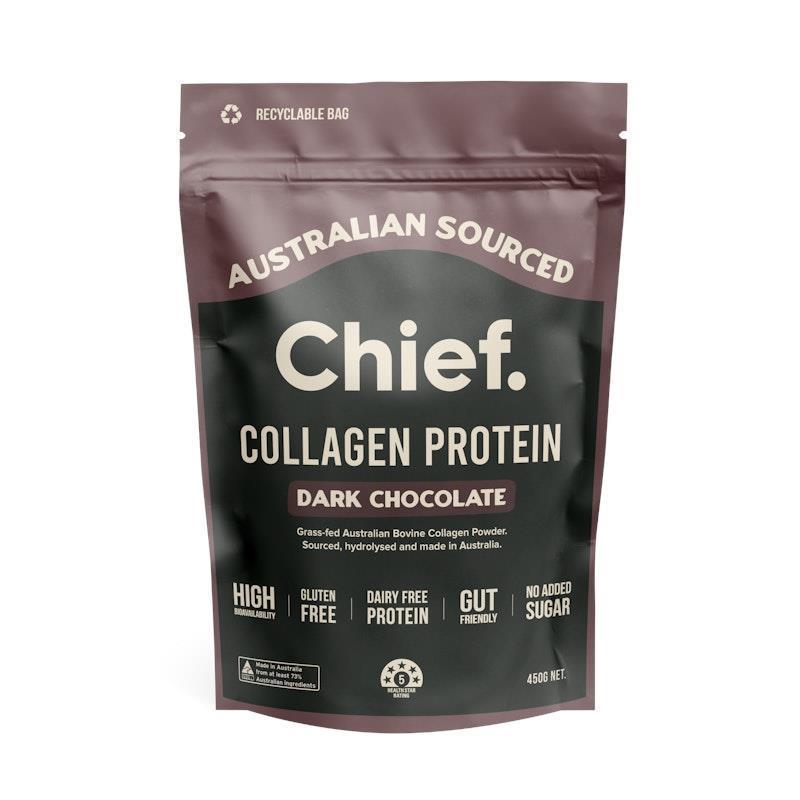 Buy Chief Collagen Protein Powder (30 serves) Dark Chocolate online at ...