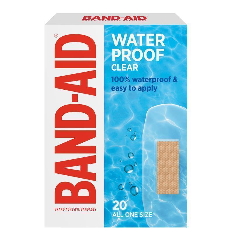 Buy Band-Aid Waterproof Clear Regular 20 online at Chemist Warehouse