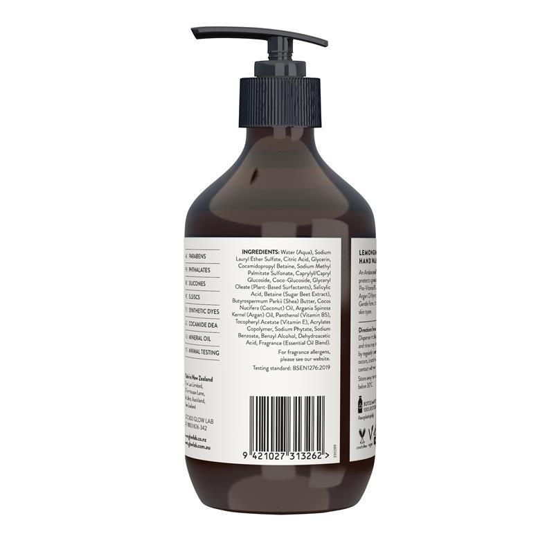 Buy Glow Lab Antibacterial Lemongrass & Lime Hand Wash 300ml online at ...