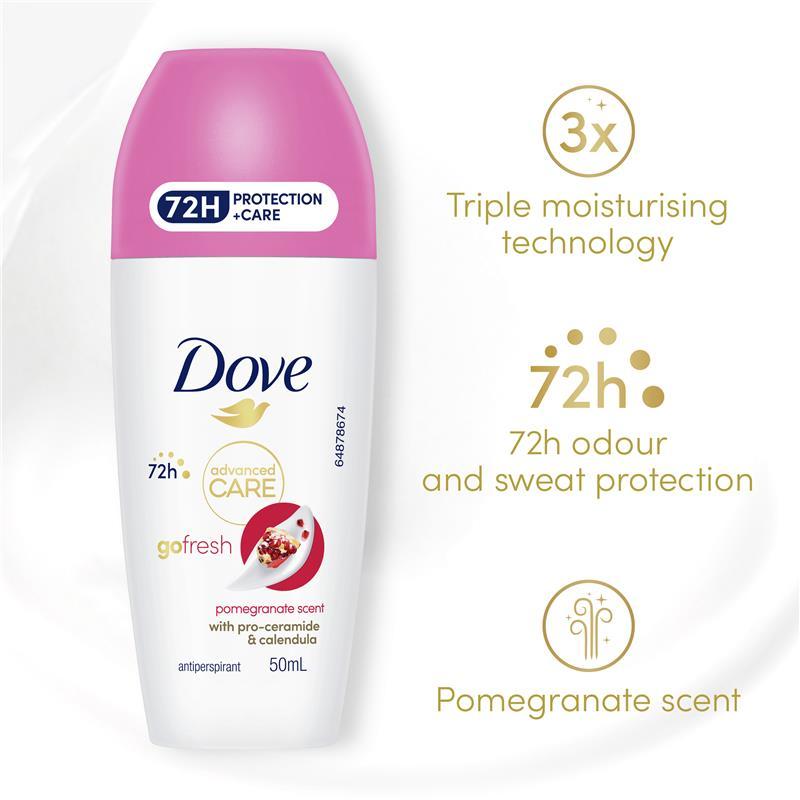 Buy Dove Women Advanced Care Antiperspirant Deodorant 72h Roll On ...