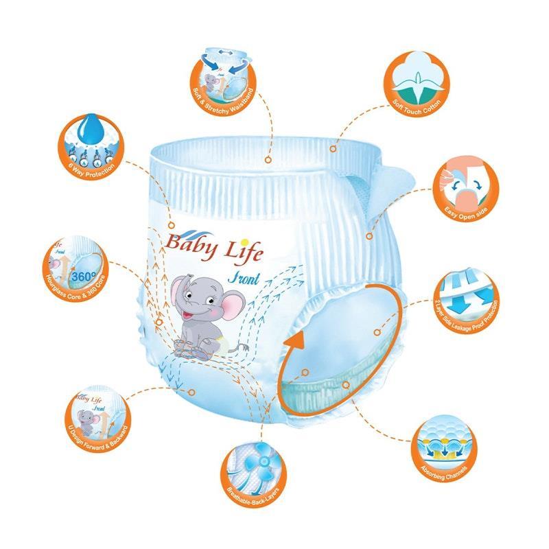 Buy Baby Life Nappy Pants Box Large 88 Pull ups online at Chemist Warehouse