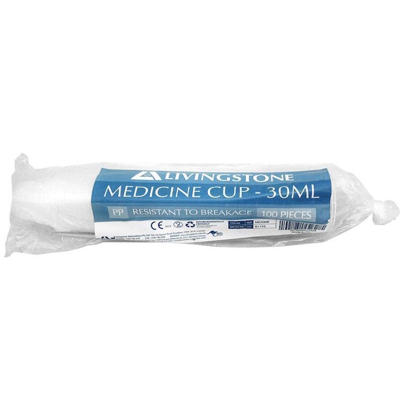 Buy Livingstone Medicine Measure Cup Polypropylene Graduated 30mL 100 ...