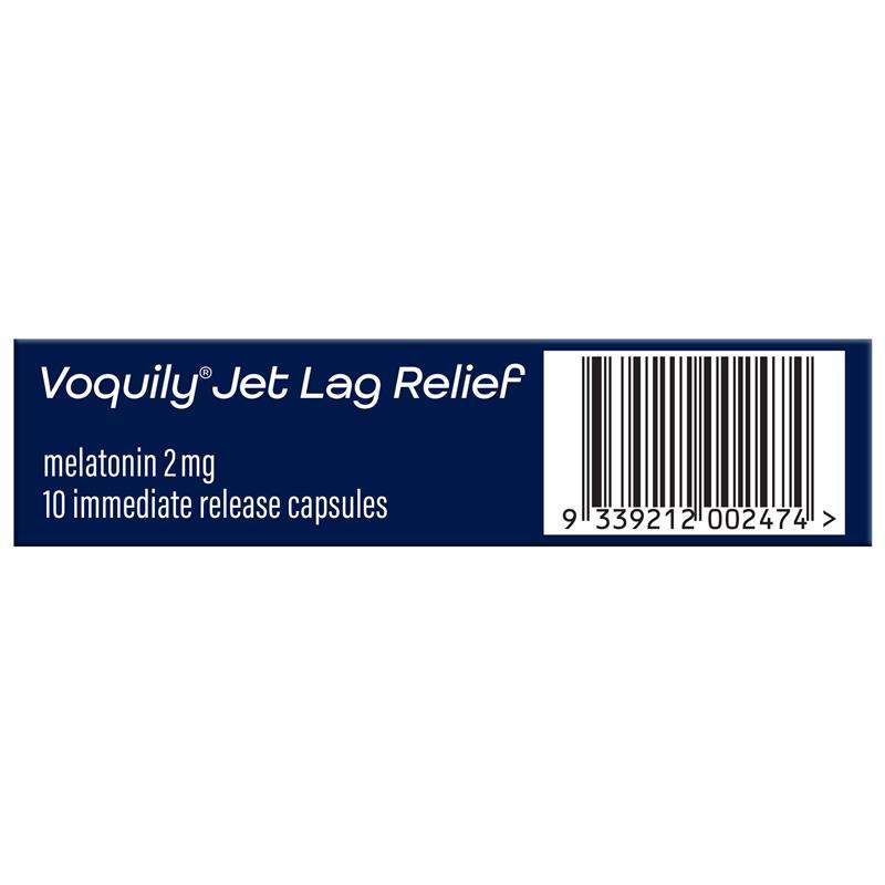 Buy Voquily Jet Lag Relief 2mg Capsules 10 - Melatonin online at ...