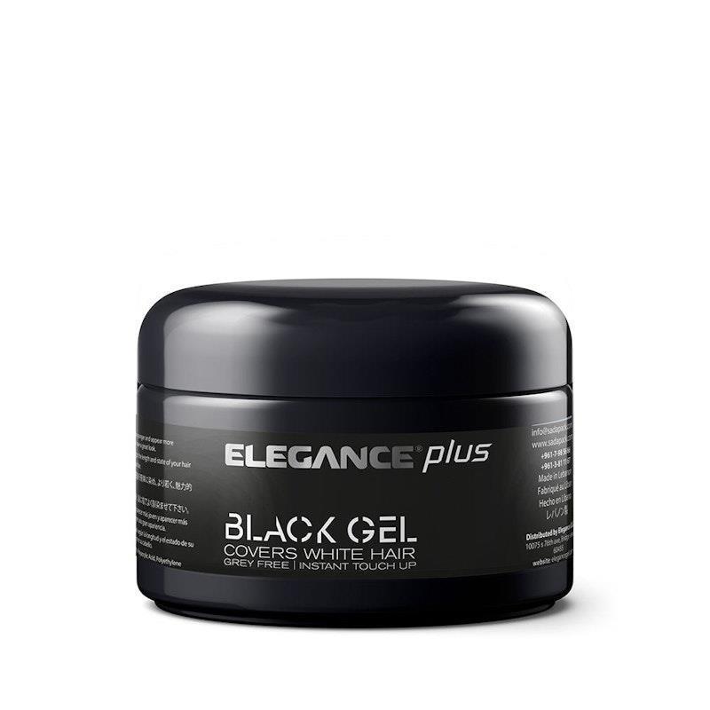 Buy Elegance Hair Styling Gel Plus Color - Covers White Hair 100ml ...