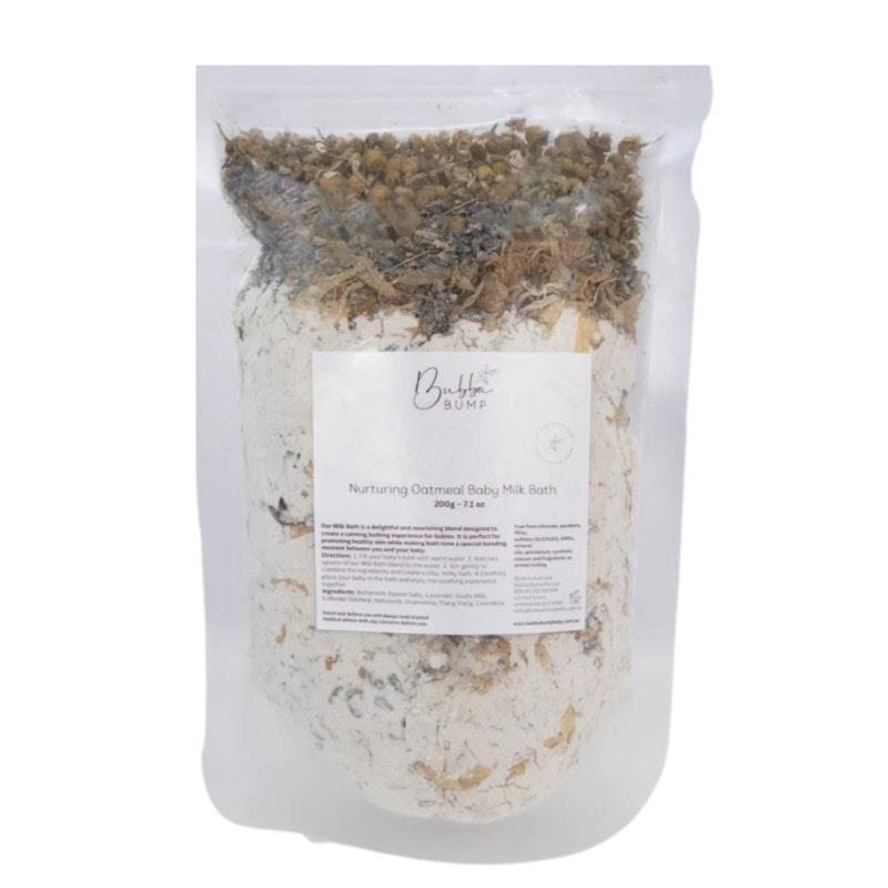 Buy Bubba Bump Nurturing Oatmeal Baby Milk Bath 200g online at Chemist ...