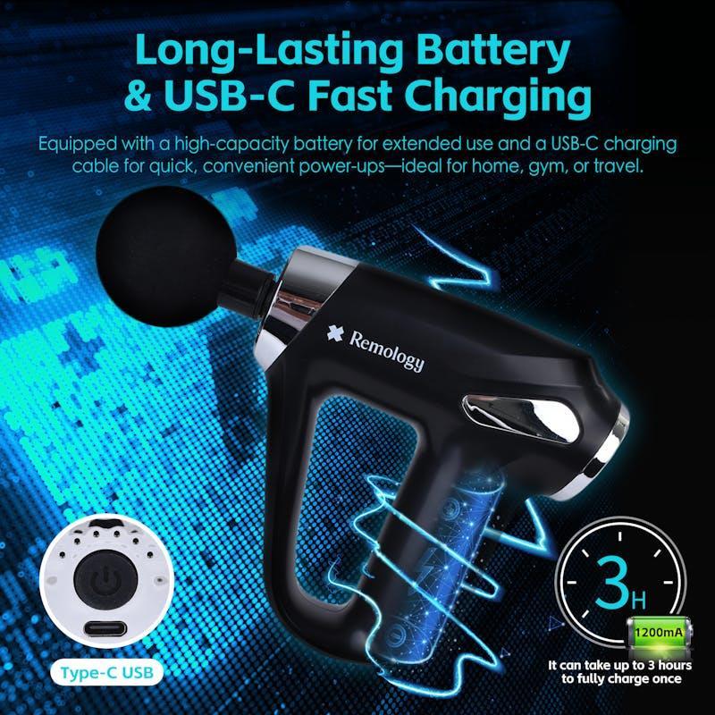 Buy Remology Impact Therapy 6 Adaptive Speed USB-C Massage Device with ...