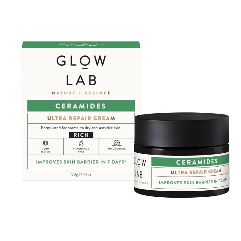 Buy Glow Lab Ceramides Ultra Repair Cream 50g online at Chemist Warehouse