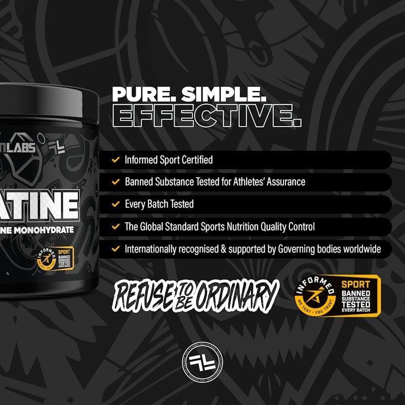 Buy Faction Labs Creatine Monohydrate - Unflavoured 150g online at ...