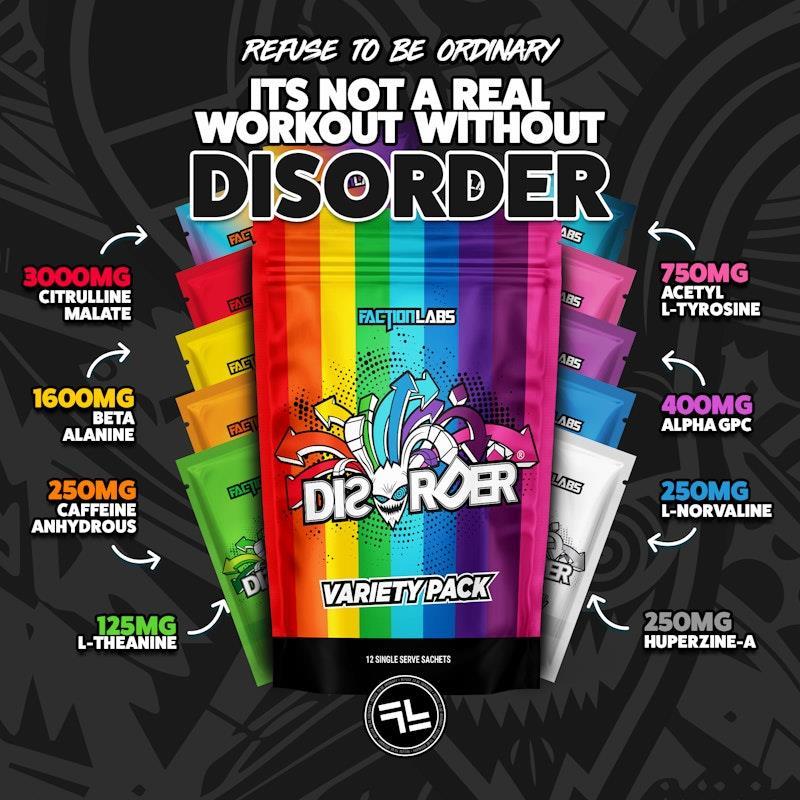 Buy Faction Labs Disorder Original - Variety Pack 12 Sachets online at ...