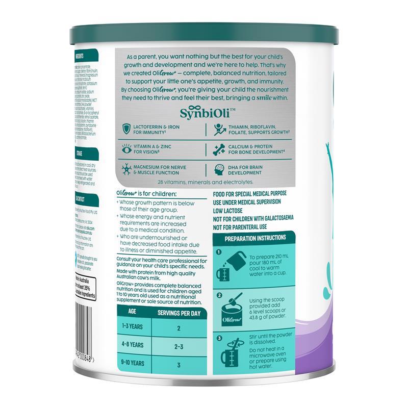 Buy OliGrow+ Kids Nutritional Supplement – Fussy Eater & Immune Support ...