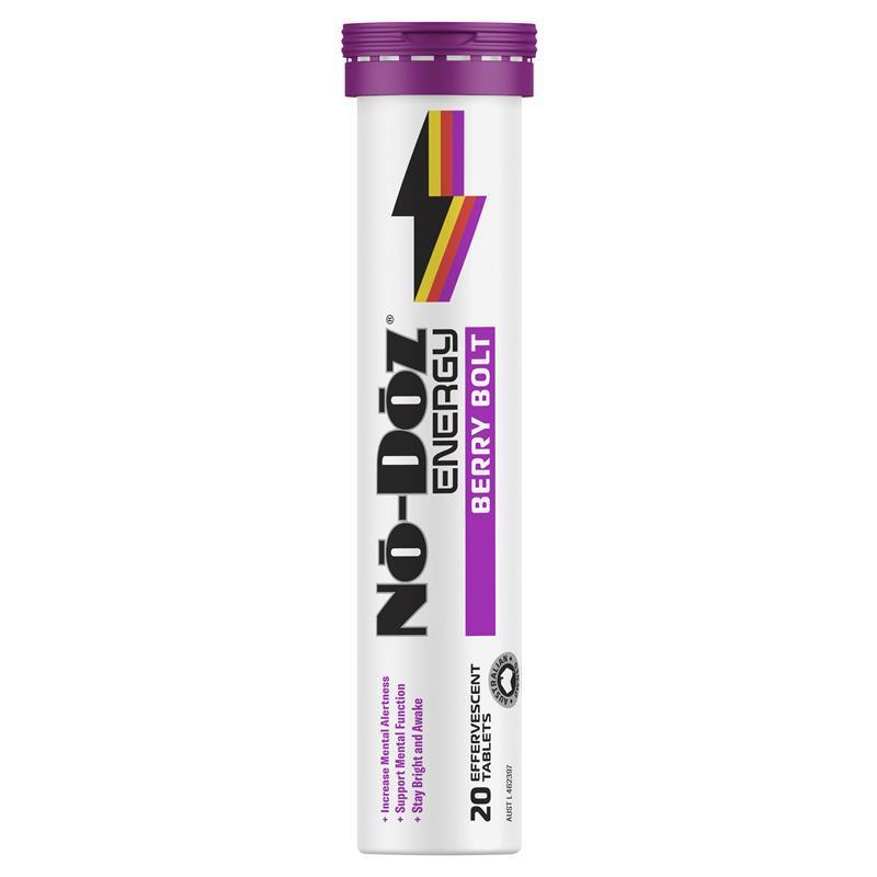 Buy No-Doz Energy Berry Bolt 20 Pack online at Chemist Warehouse