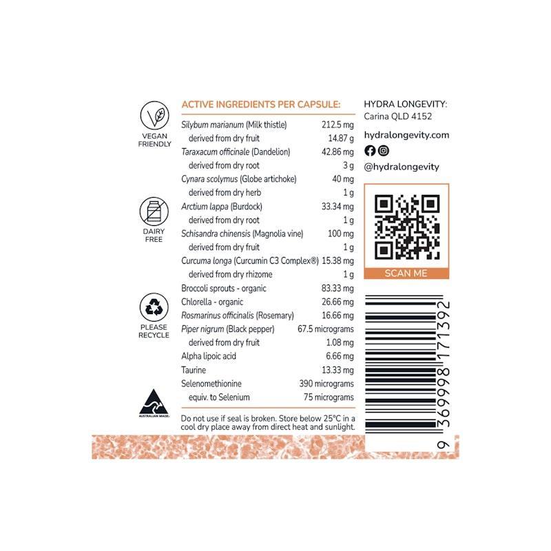 Buy Hydra Longevity Liver-FX 60 Capsules online at Chemist Warehouse