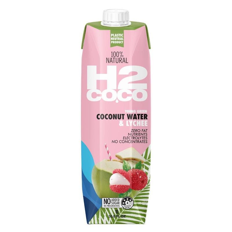 Buy H2 COCO 1L Coconut Water and Lychee 6 Pack online at Chemist Warehouse