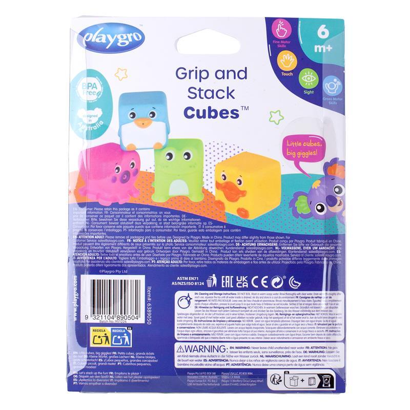 Buy Playgro Grip and Stack Cubes online at Chemist Warehouse