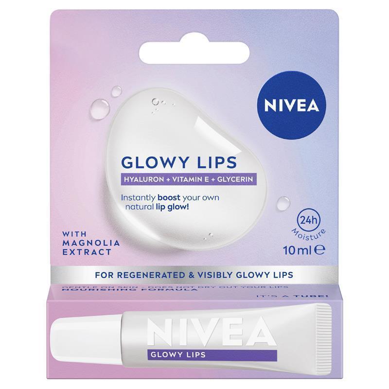 Buy NIVEA Lip Care Glowy Lips Clear 10g online at Chemist Warehouse