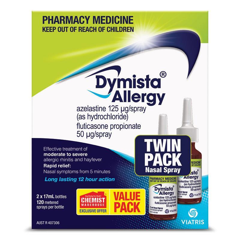 Buy Dymista Allergy Nasal Spray 240 Dose Exclusive Size online at ...