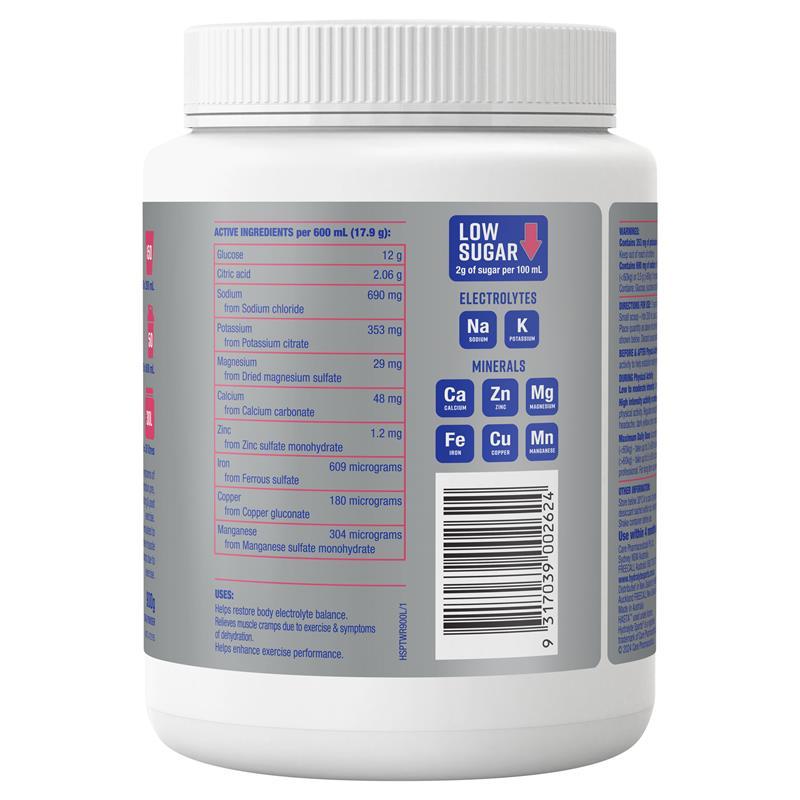 Buy Hydralyte Plus Sports Watermelon Rush Flavoured Powder 900g online ...