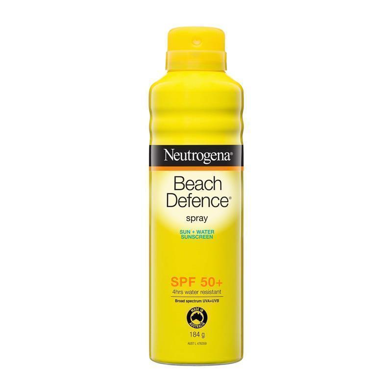 Buy Neutrogena Beach Defence Spray SPF50+ 184g online at Chemist Warehouse