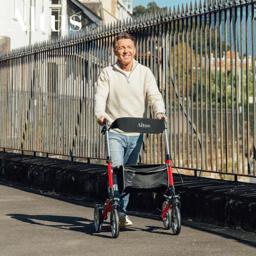 Buy Altus Walker Rollator Deluxe Folding Rollator with Seat Aluminium ...