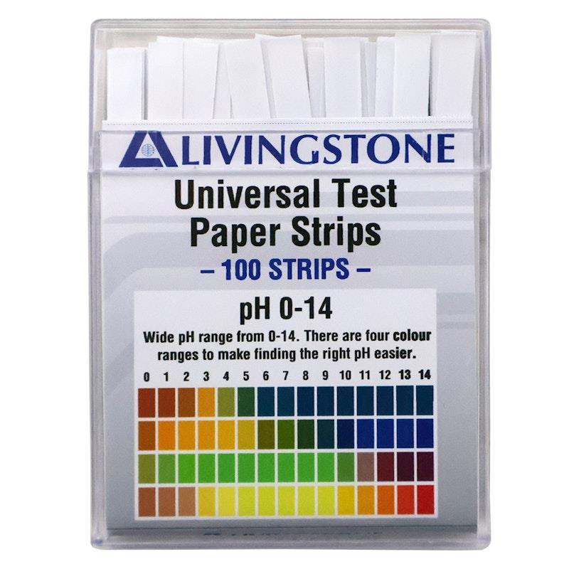 Buy Livingstone Universal pH Indicator Strips Litmus Paper with Colour ...