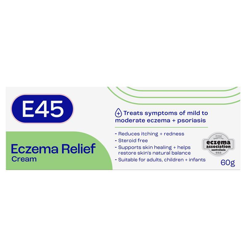 Buy E45 Eczema Relief Cream 60g online at Chemist Warehouse