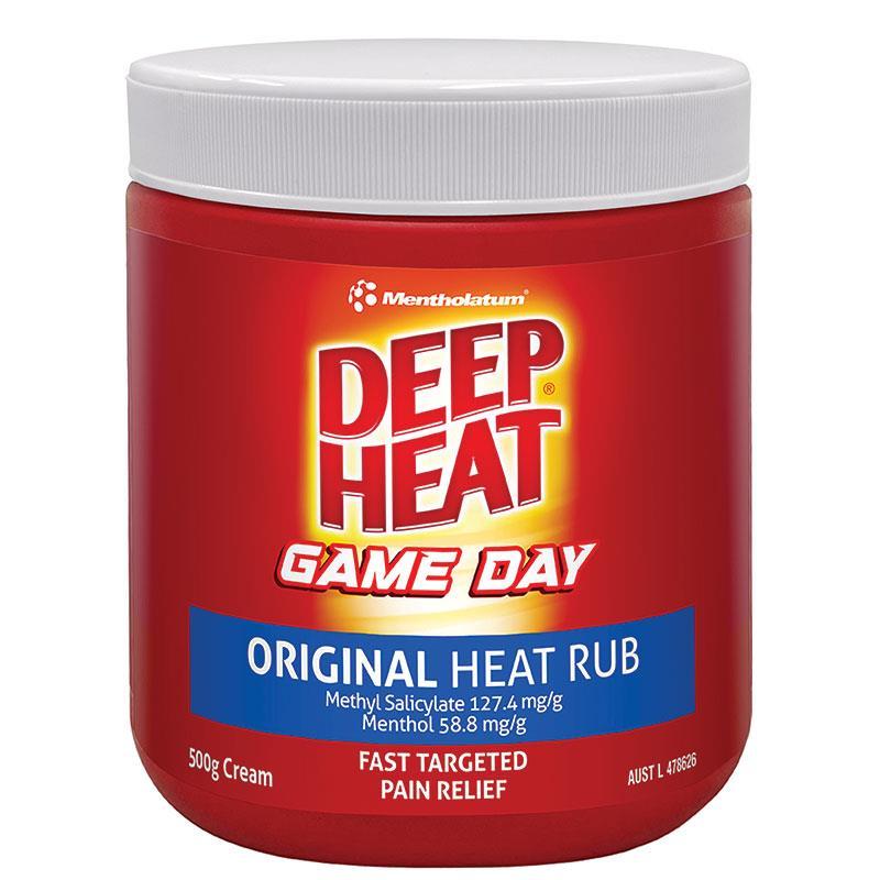 Buy Deep Heat Mentholatum 500g online at Chemist Warehouse