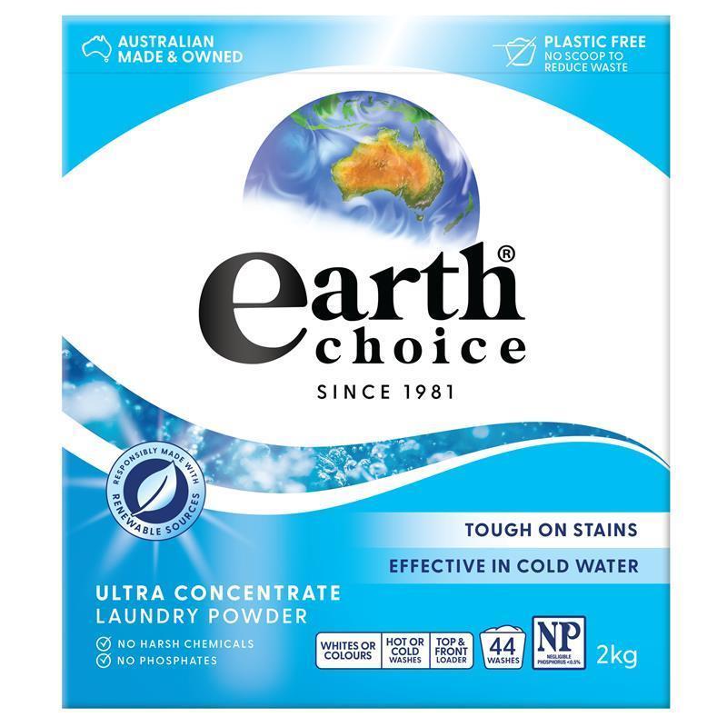 Buy Earth Choice Laundry Powder 2kg online at Chemist Warehouse