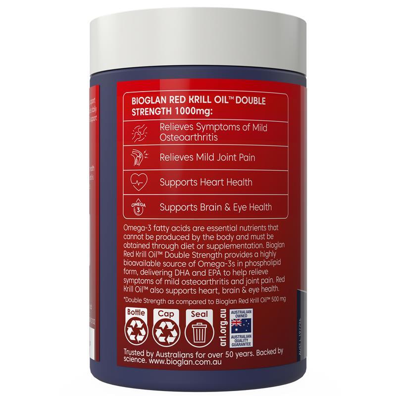 Buy Bioglan Red Krill Oil Double Strength 120 Capsules online at ...