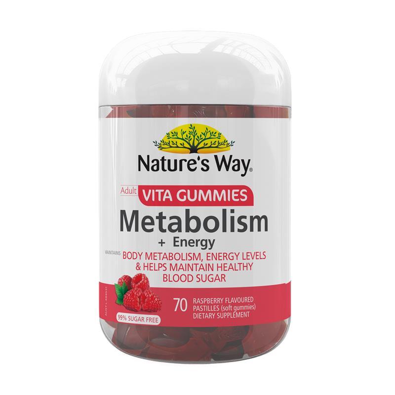 Buy Nature's Way Adult Vita Gummies Metabolism and Energy 70 Gummies ...
