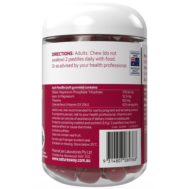 Buy Nature's Way Gummies Magnesium with L-Theanine 60 Gummies online at ...
