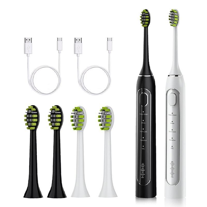Buy Eevee Electric Toothbrush 1xBlack & 1xWhite Twin Pack online at ...