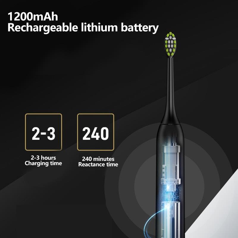 Buy Eevee Electric Toothbrush 1xBlack & 1xWhite Twin Pack online at ...