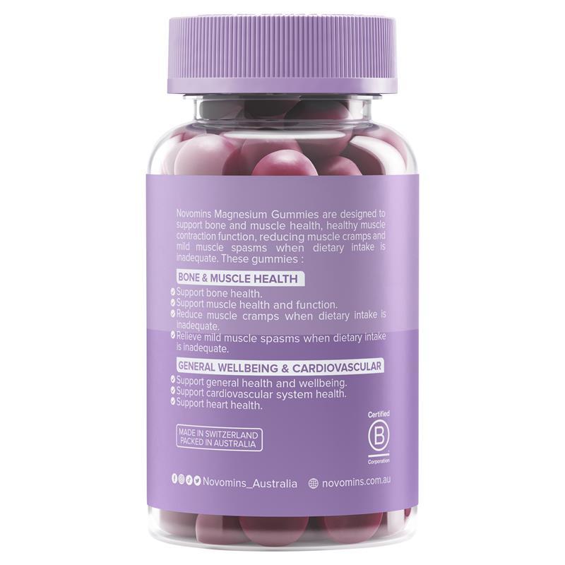 Buy Novomins Magnesium 60 Gummies NEW online at Chemist Warehouse