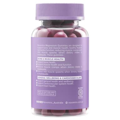 Buy Novomins Magnesium 60 Gummies NEW online at Chemist Warehouse