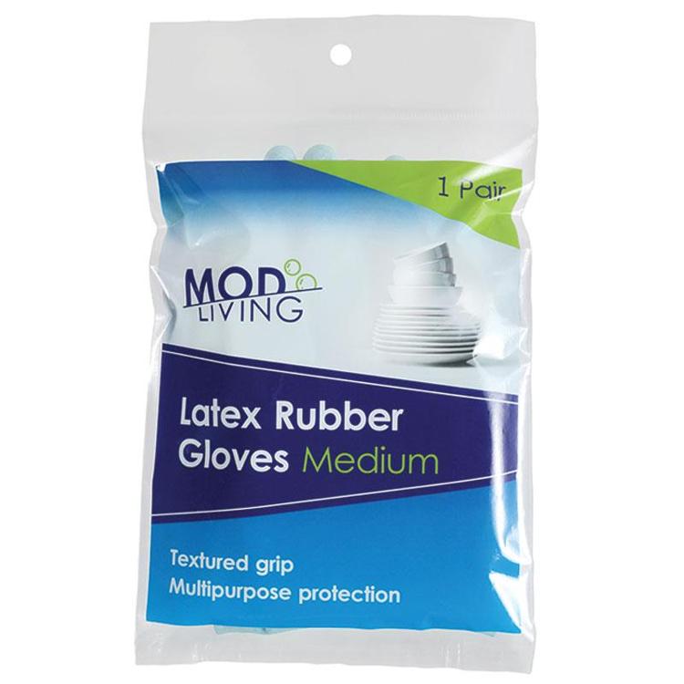Buy MOD Living Rubber Gloves Medium 1 Pair online at Chemist Warehouse