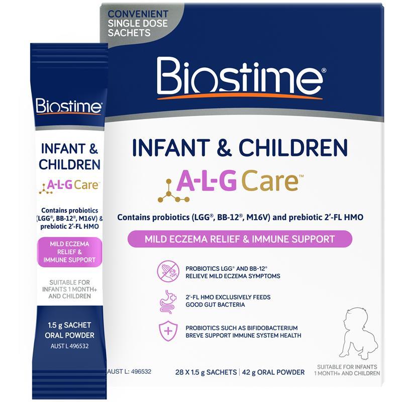 Buy Biostime Infant & Children A-L-G Care 28 Sachets online at Chemist ...