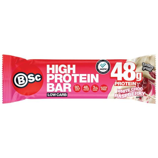 Buy BSc High Protein Bar White Choc Raspberry 92g online at Chemist ...