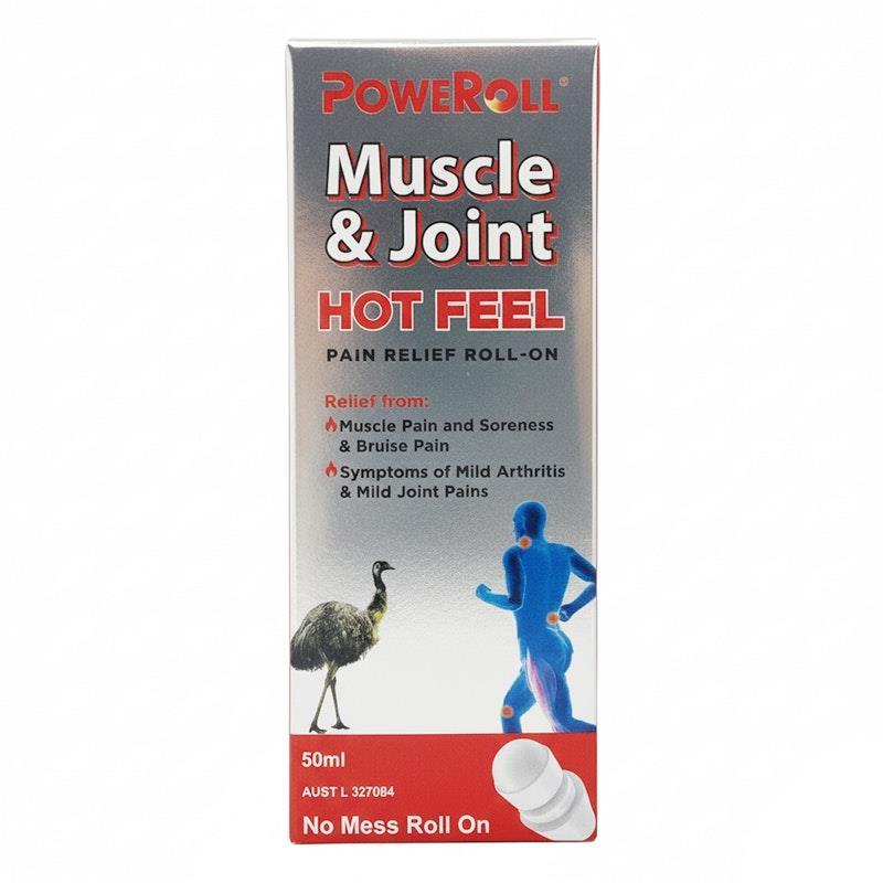 Buy Poweroll Muscle & Joint Hot Feel Roll-On (Extra Strength) 50ml ...