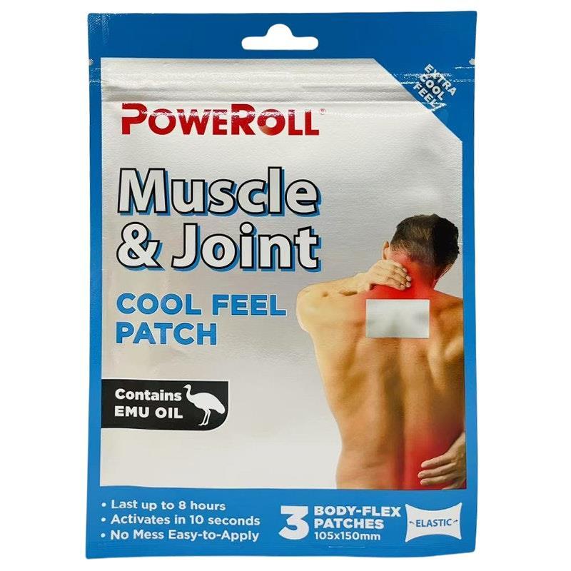 Buy Poweroll Muscle & Joint Cool Patch 3 Pack online at Chemist Warehouse
