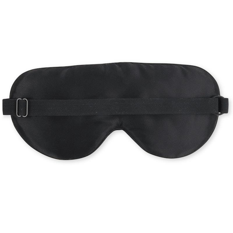 Buy White Lotus Beauty 100% Mulberry Silk Eye Mask Black online at ...