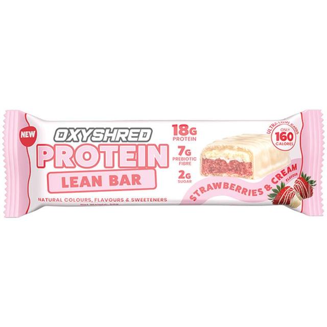 Buy EHPLabs OxyShred Protein Lean Bar Strawberries & Cream 50g online ...